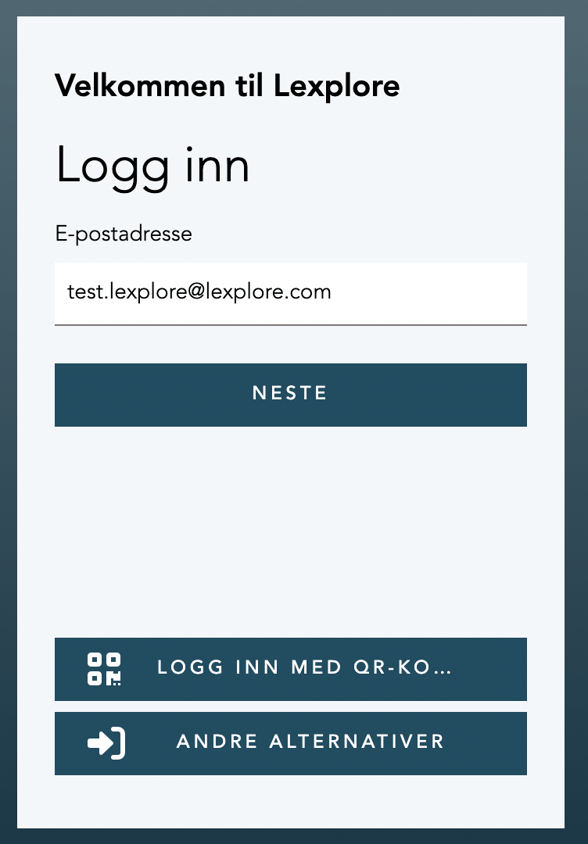 Log in to Lexplore as Teacher/Staff