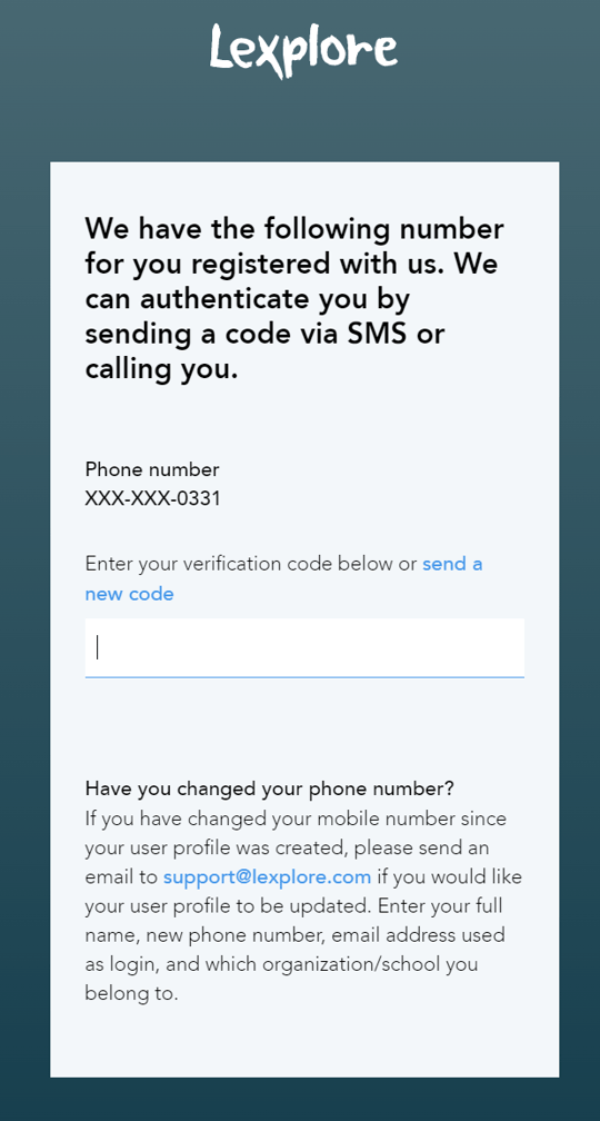 Log in to Lexplore as Teacher/Staff