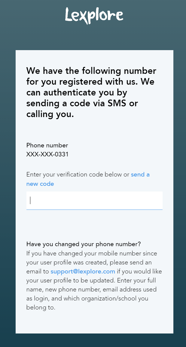 Log in to Lexplore as Teacher/Staff